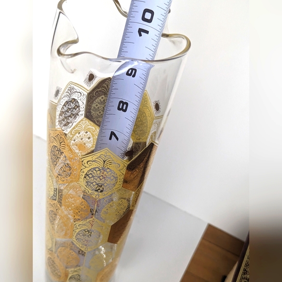 Cera | Dining | Cera Ned Harris Glass Mcm 22k Pineapple Cocktail ...